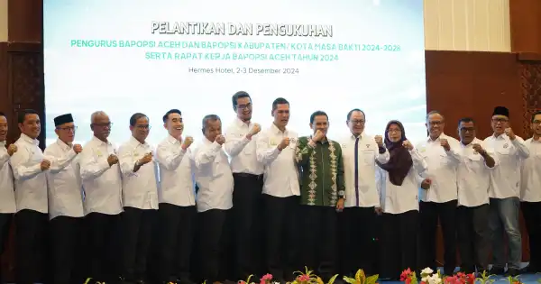 Kepengurusan BAPOPSI Aceh dan Kabupaten/Kota Seluruh Aceh Resmi Dilantik