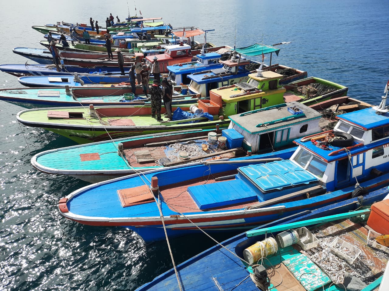 PSDKP Lampulo Tertibkan 17 Kapal Pakai Alat Tangkap Mini Trawl