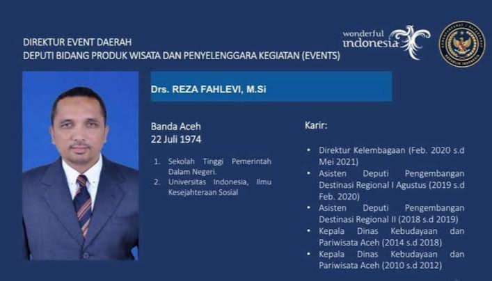 Reza Fahlevi Bakal Dilantik Jadi Pj Wali Kota Sabang