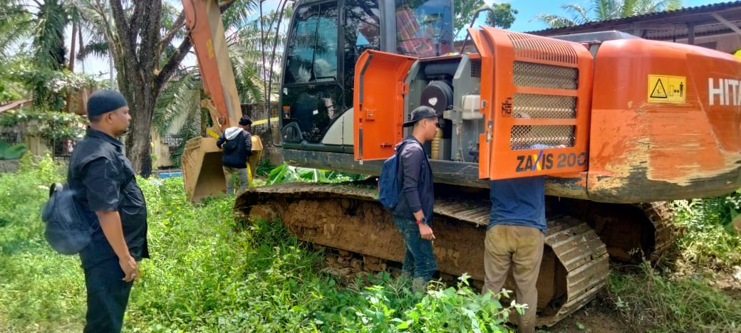 Polisi Gerebek Lokasi Ilegal Mining di Nagan Raya, Enam Penambang Diamankan