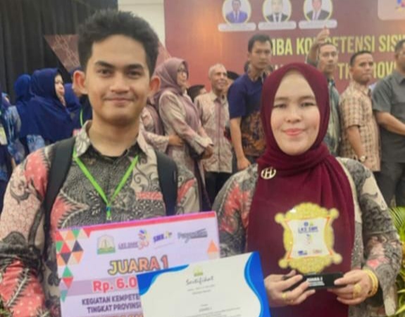Siswa SMKN 5 Telkom Banda Aceh Raih Juara Satu Cyber Warrior Tingkat Nasional