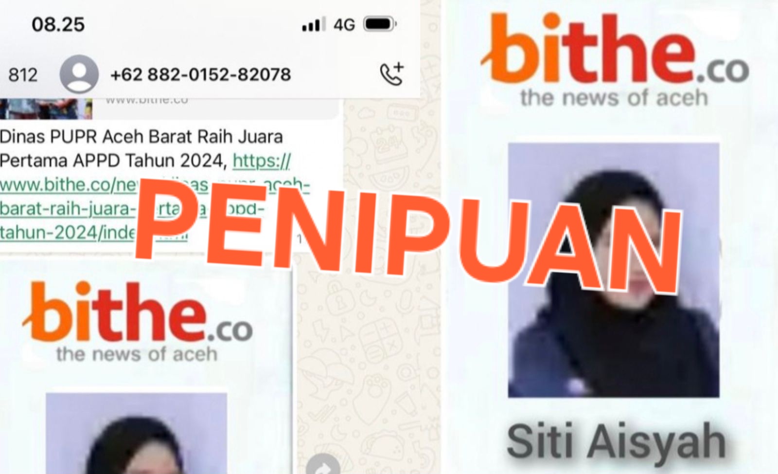 Aksi Penipuan Catut Nama Wartawan Bithe.co di Aceh Barat