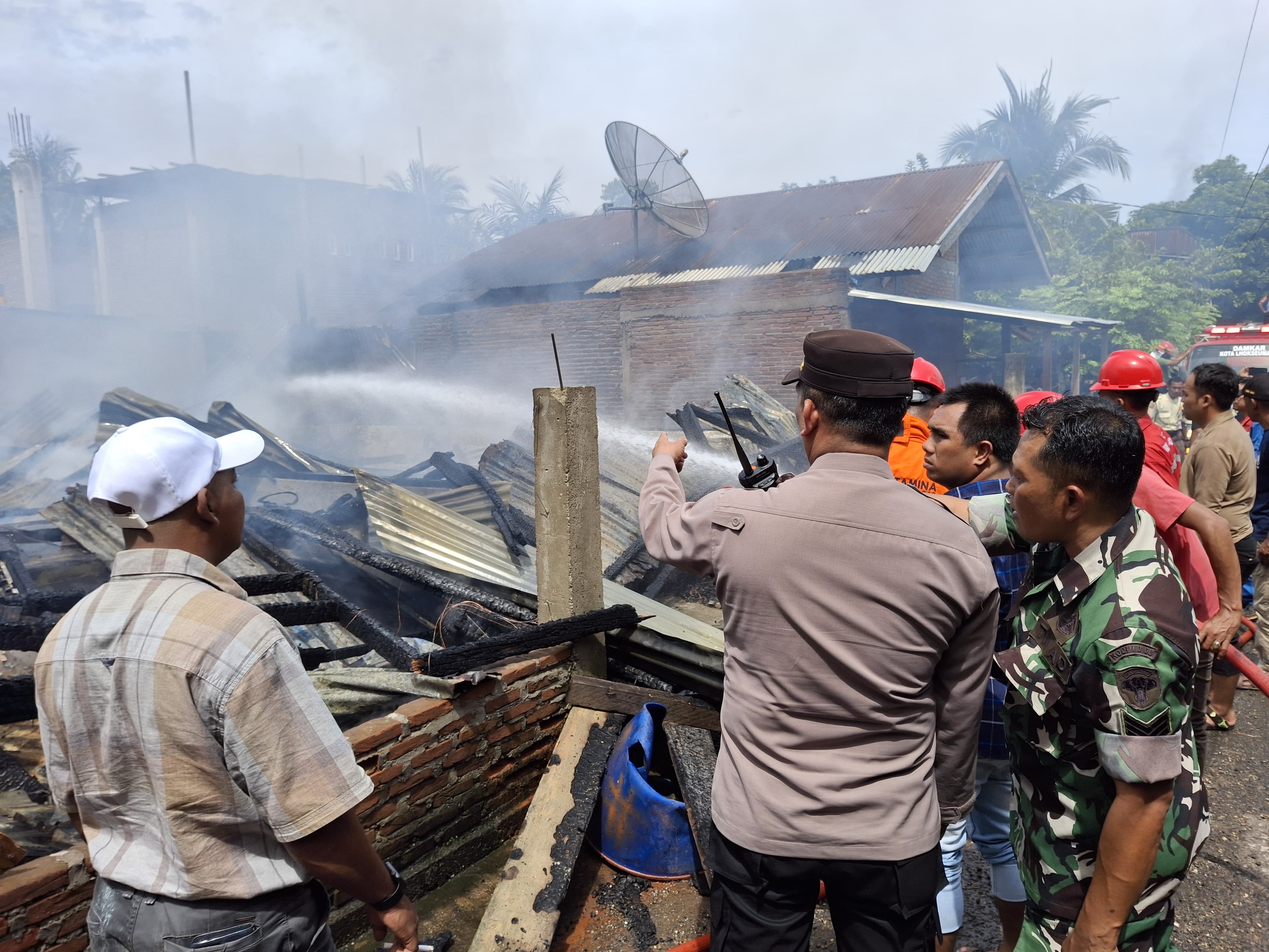 Kosan Mahasiswi Unimal Terbakar, Kerugian Capai Rp70 Juta