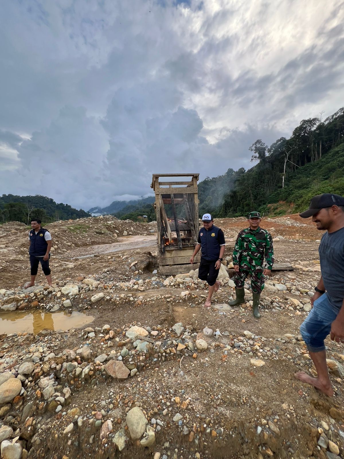 Gerebek Tambang Ilegal di Geumpang, Polda Aceh Tak Temukan Alat Berat