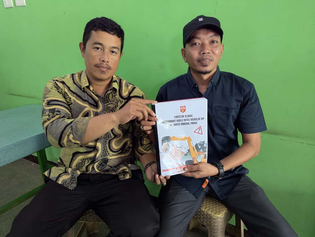 Warga Kuala Batee Tegas Tolak PT AMP dan Tambang Perusak Lingkungan